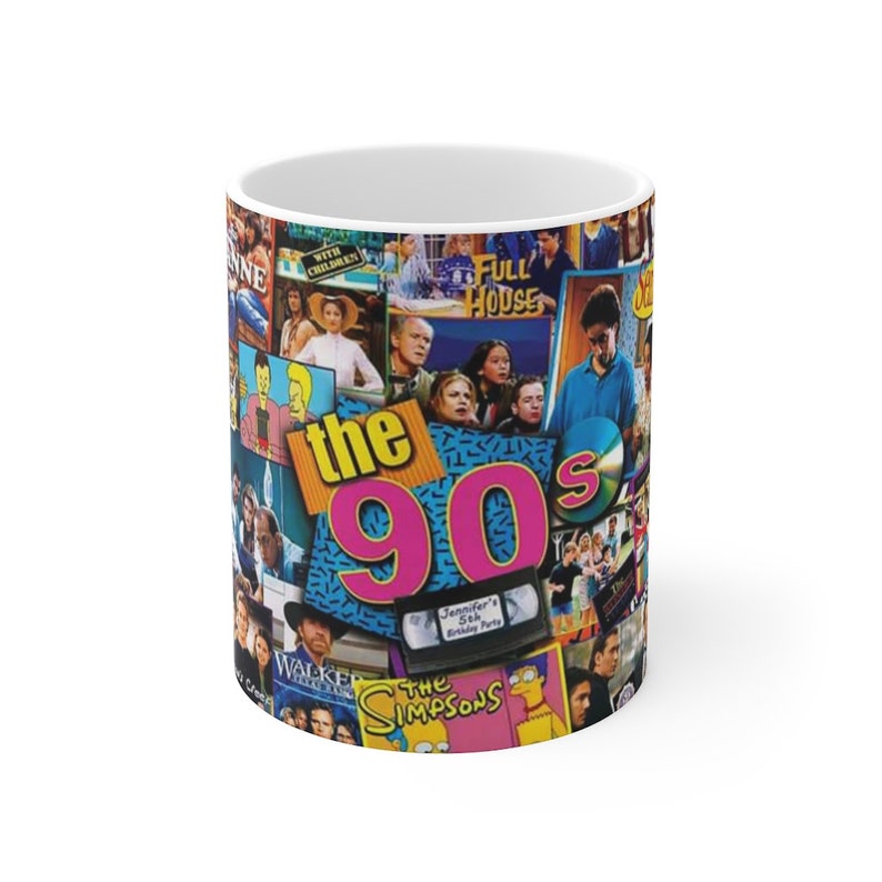 90's Nostalgia Mug, TV Show Mug, 1990's Sitcom Gift, Friends Coffee ...
