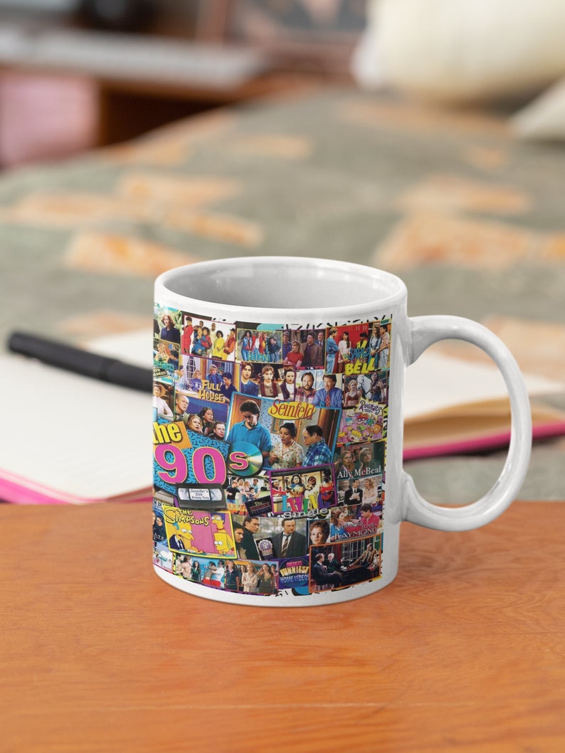 90's Nostalgia Mug, TV Show Mug, 1990's Sitcom Gift, Friends Coffee ...