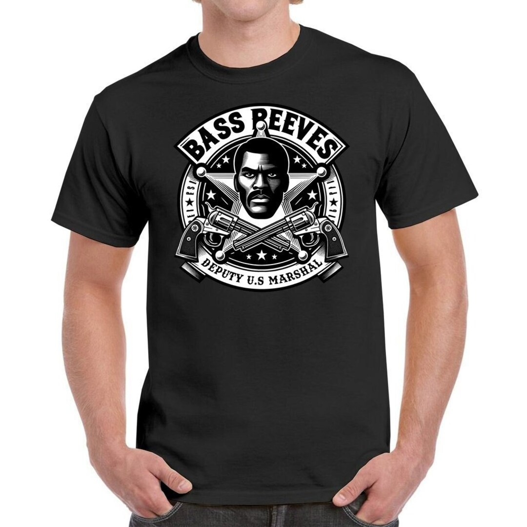 Bass Reeves T Shirt, US Marshal Tee, Old West Shirt, Lawman Outlaw ...