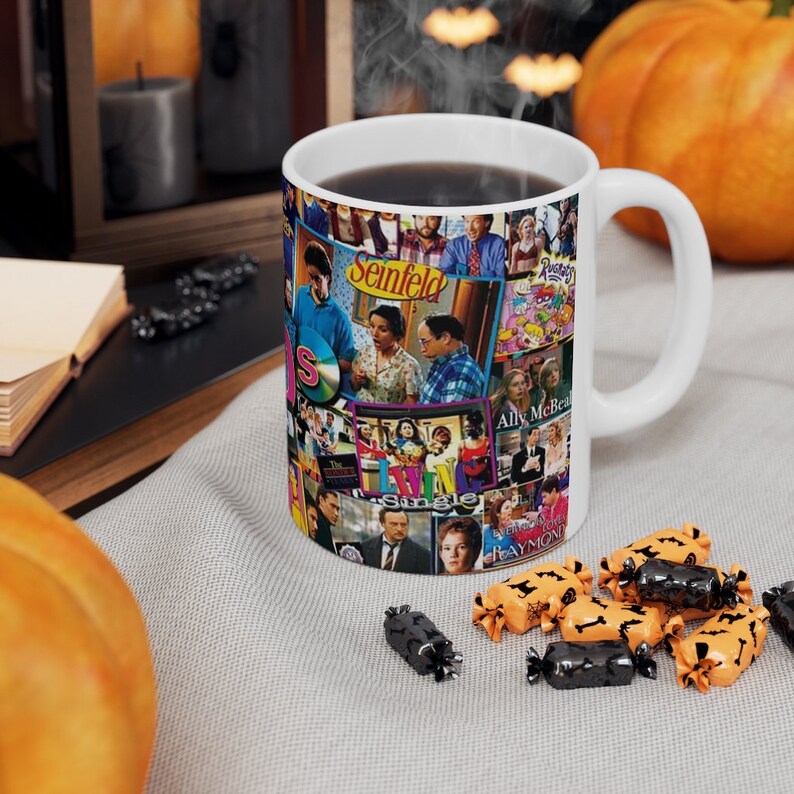 90's Nostalgia Mug, TV Show Mug, 1990's Sitcom Gift, Friends Coffee ...