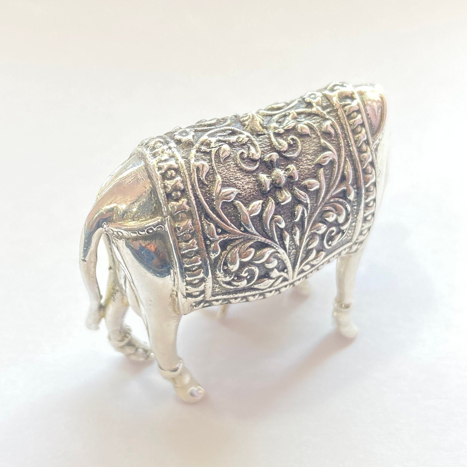 925 Sterling Silver Cow With Calf Idol / Silver Kamdhenu Cow - Etsy