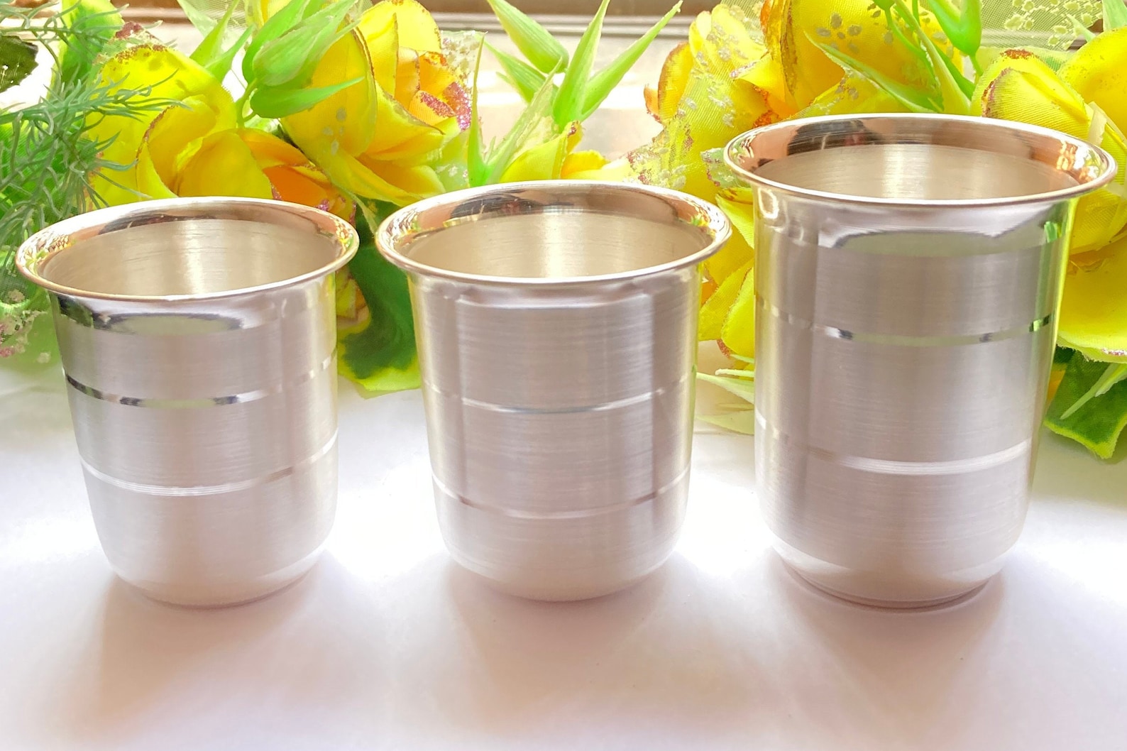 999 Solid Silver Glass / Silver Glass for Baby / Silver Glass | Etsy