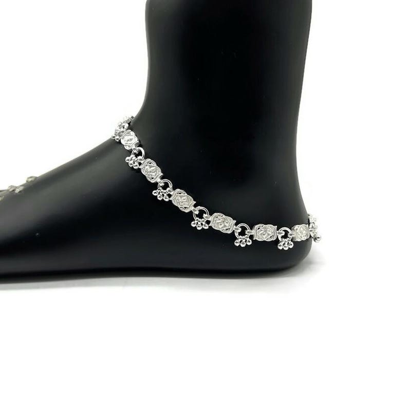 925 Sterling Silver Anklet / Silver Payal / Silver Anklet / Silver ...