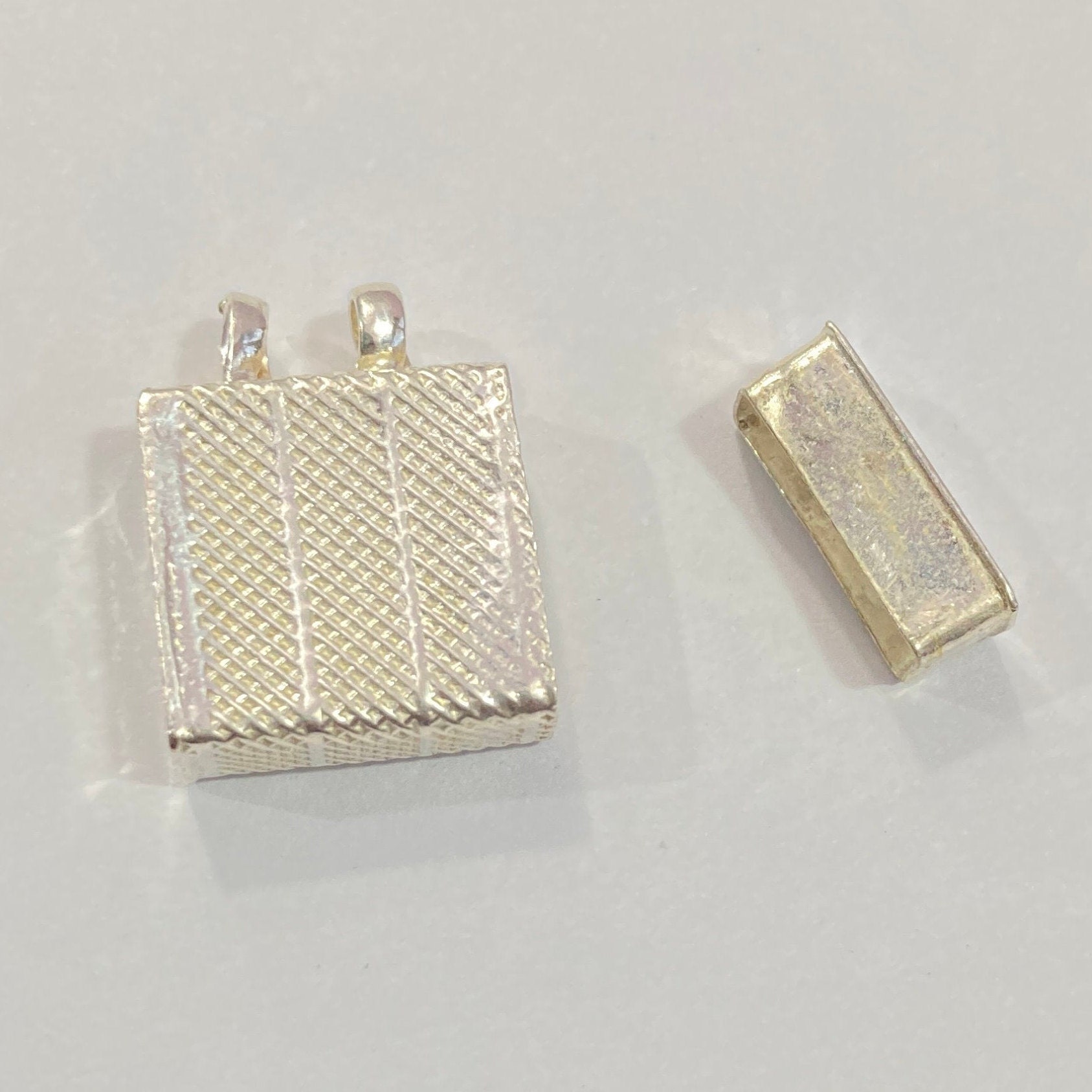 Silver Taweez With Black Thread India Kavach Antique Taweez | Etsy