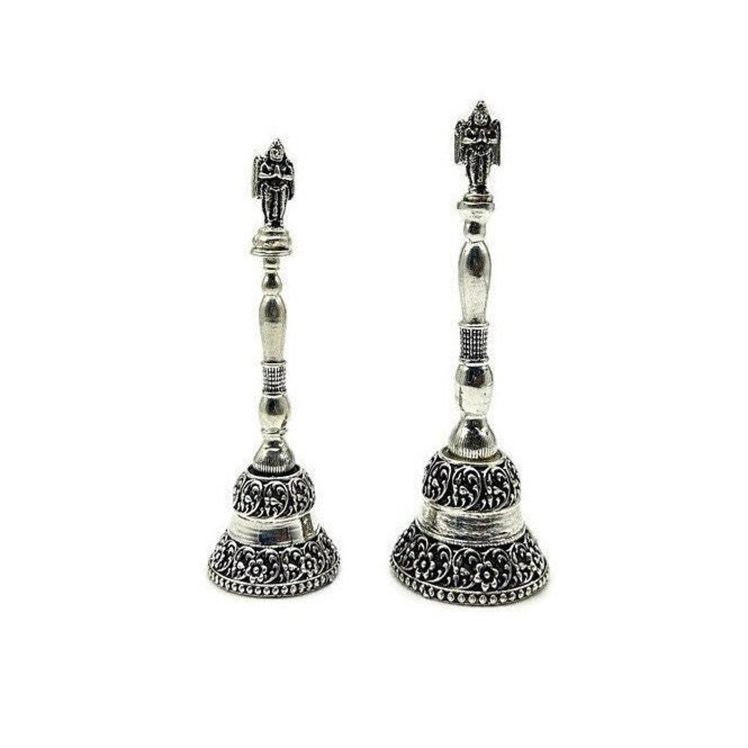 925 Sterling Silver Bell for Pooja / Mandir / Silver Ghanti - Etsy