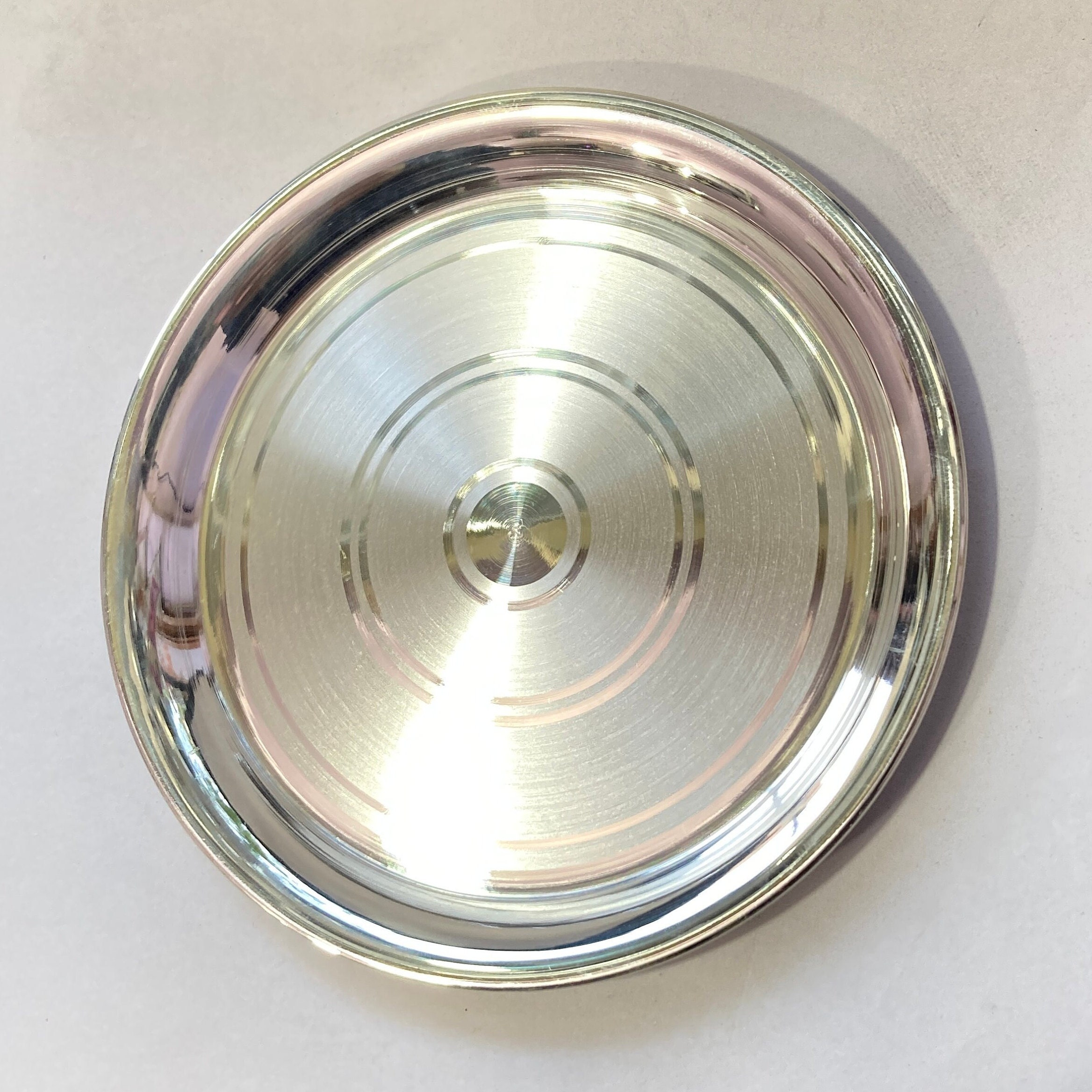 999 Solid Silver Plate / Silver Plate for Pooja / Pooja Thali - Etsy
