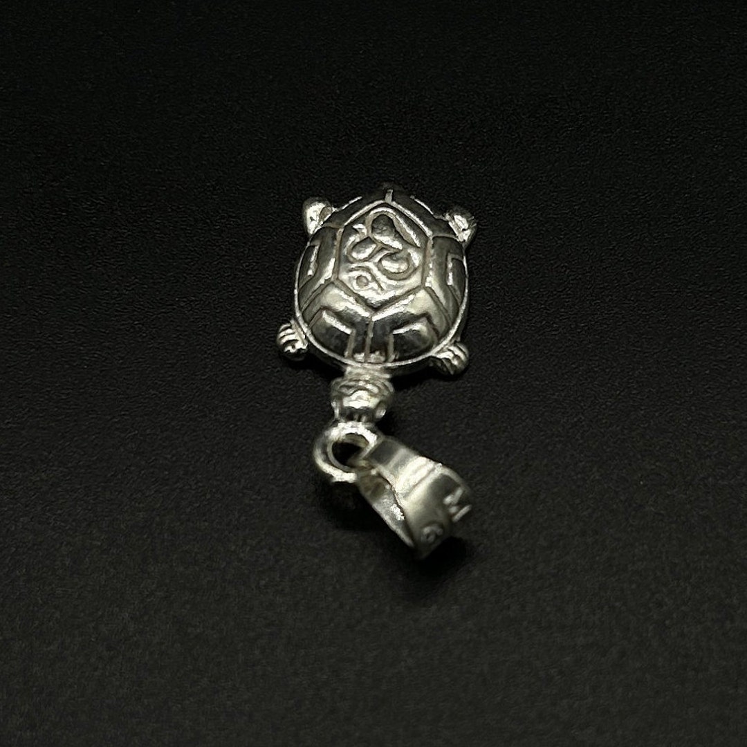 Pure Silver Tortoise Pendant, Silver Tortoise Locket - Etsy
