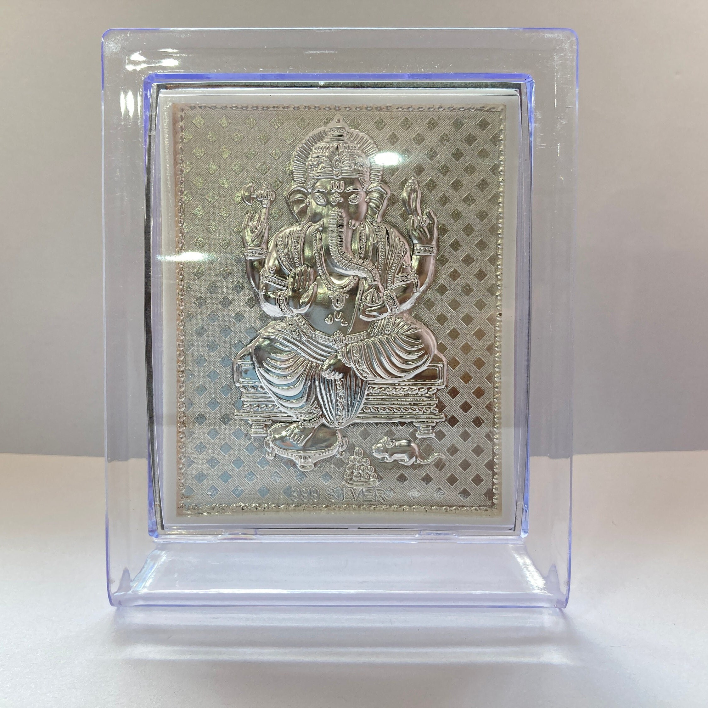 Pure Silver Ganesh Ji Photo Frame / Silver Ganesh Frame / Gift - Etsy