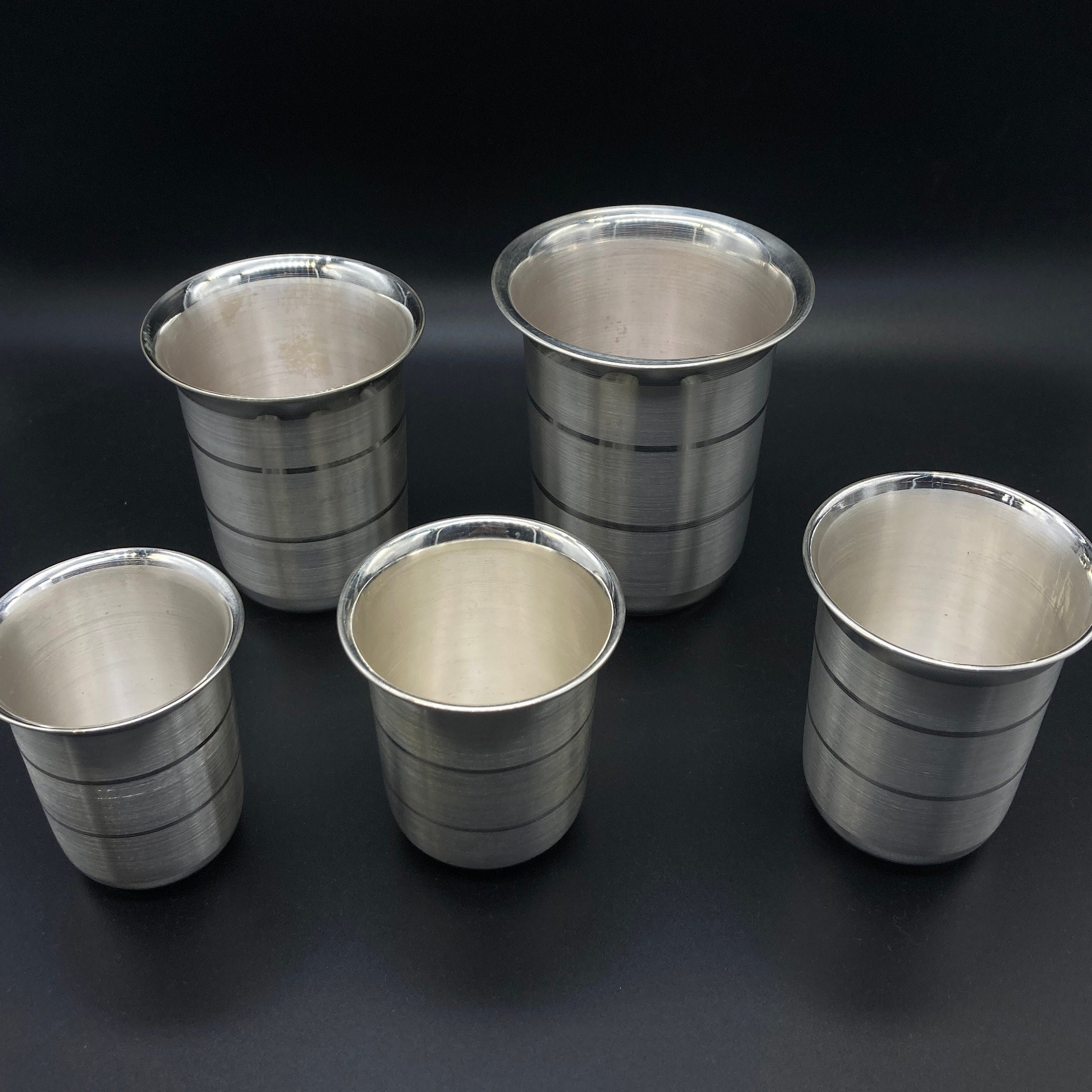 999 Solid Silver Glass / Silver Glass for Baby / Silver Glass - Etsy