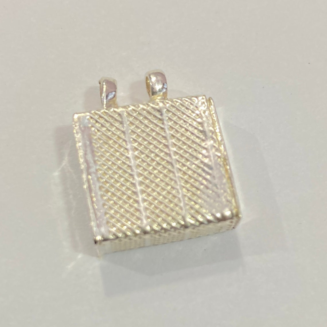 Silver Taweez With Black Thread India Kavach Antique Taweez | Etsy