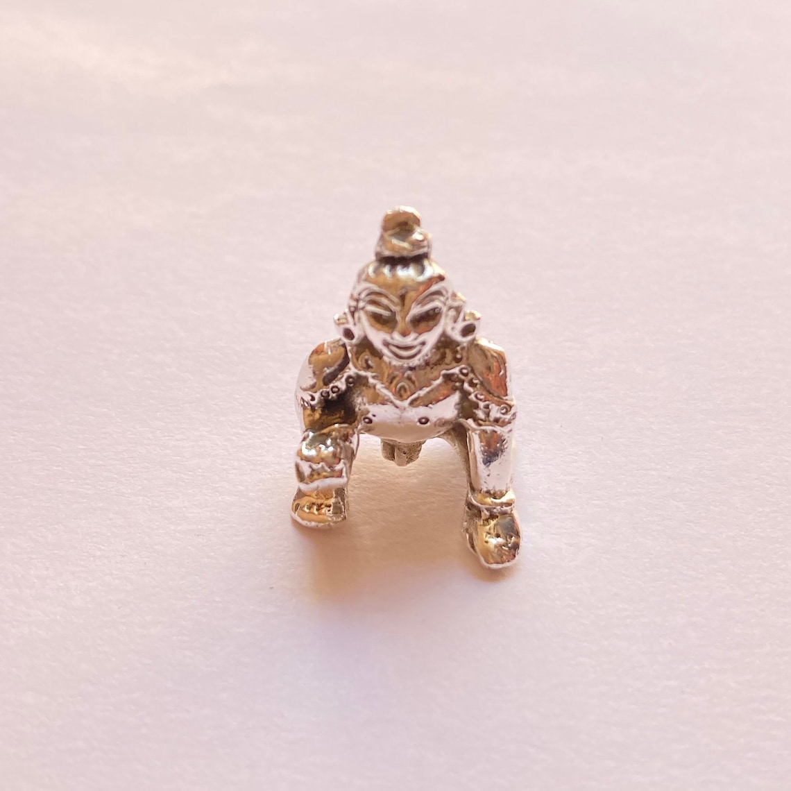 925 Sterling Silver Laddu Gopal Ji Statue / Silver Khana Ji - Etsy