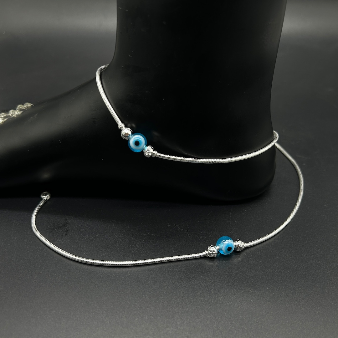925 Sterling Silver Anklet / Silver Payal / Silver Anklet / Silver ...