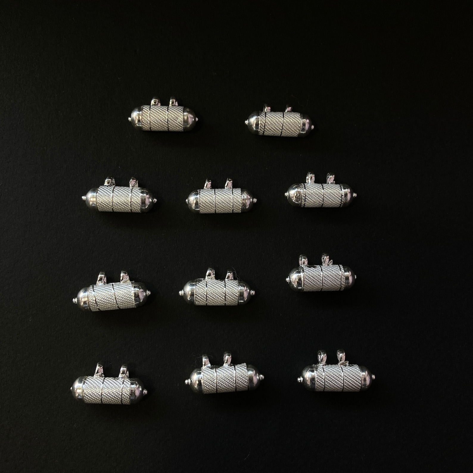 Silver Taweez With Black Thread, Silver Locket Pendant, Sterling Silver ...