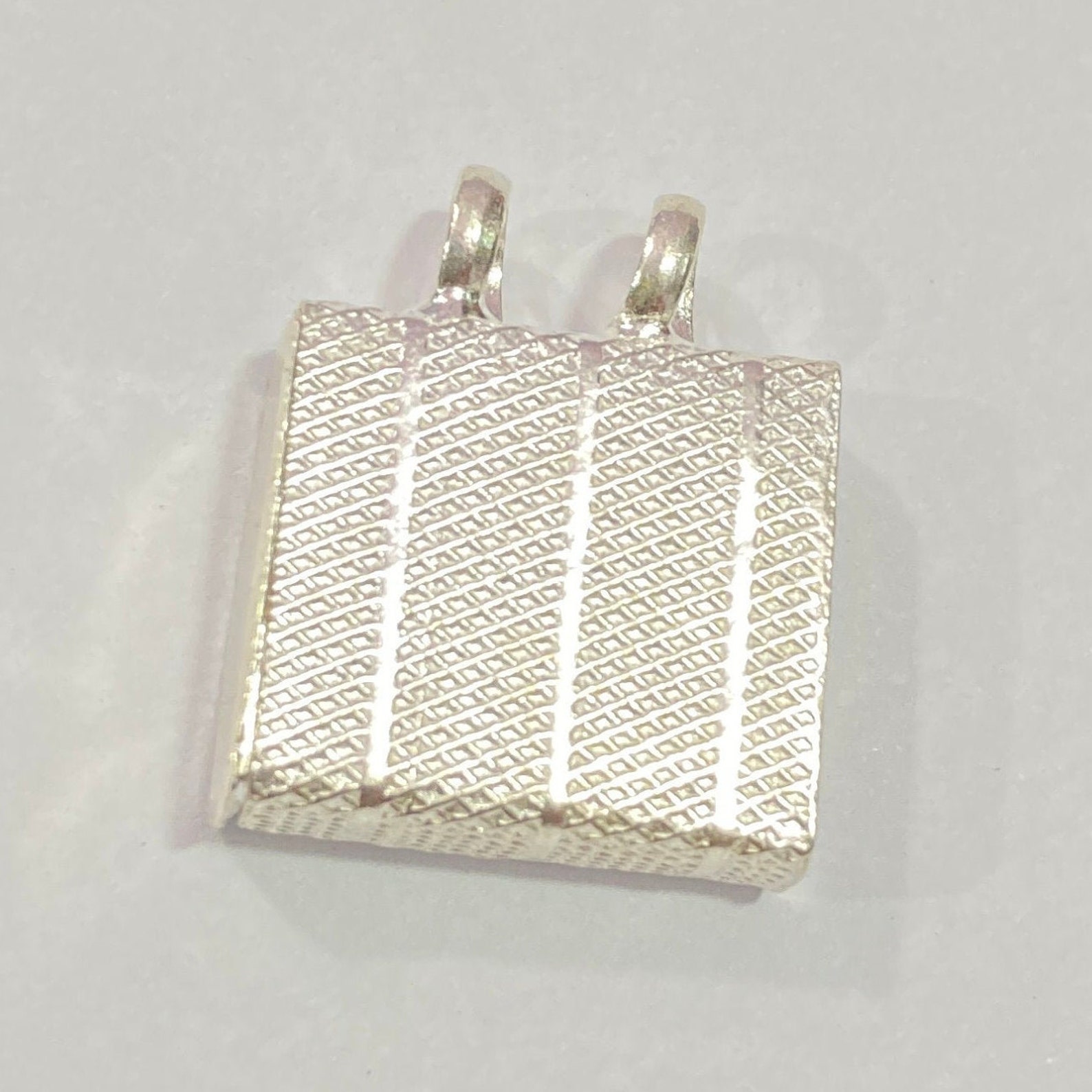 Silver Taweez With Black Thread India Kavach Antique Taweez | Etsy