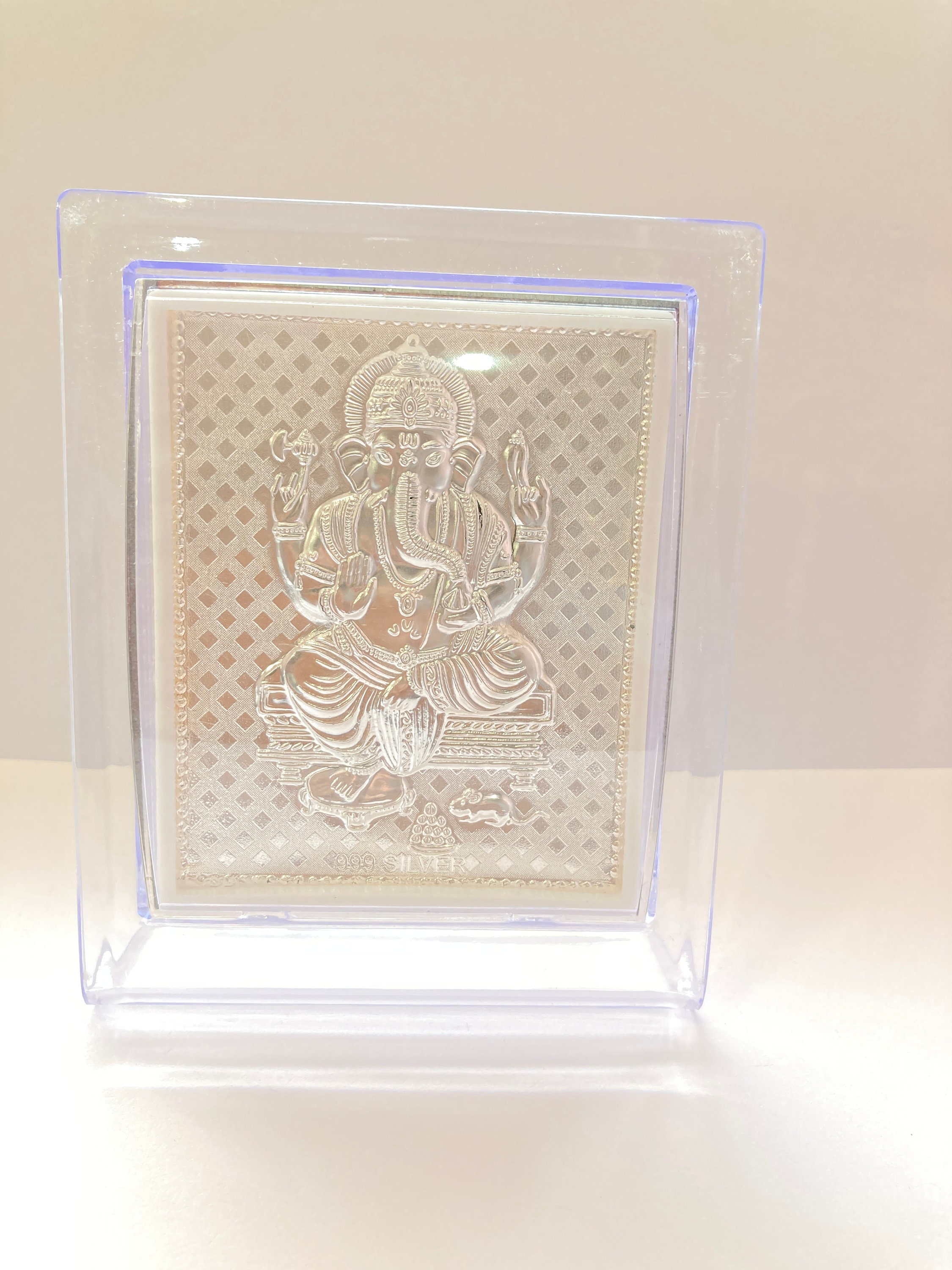 Pure Silver Ganesh Ji Photo Frame / Silver Ganesh Frame / Gift - Etsy