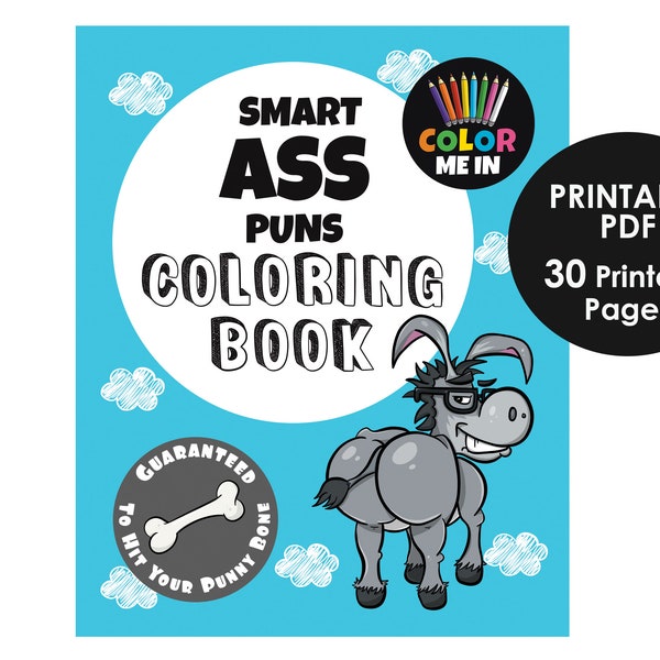 Ass Coloring Pages - Etsy