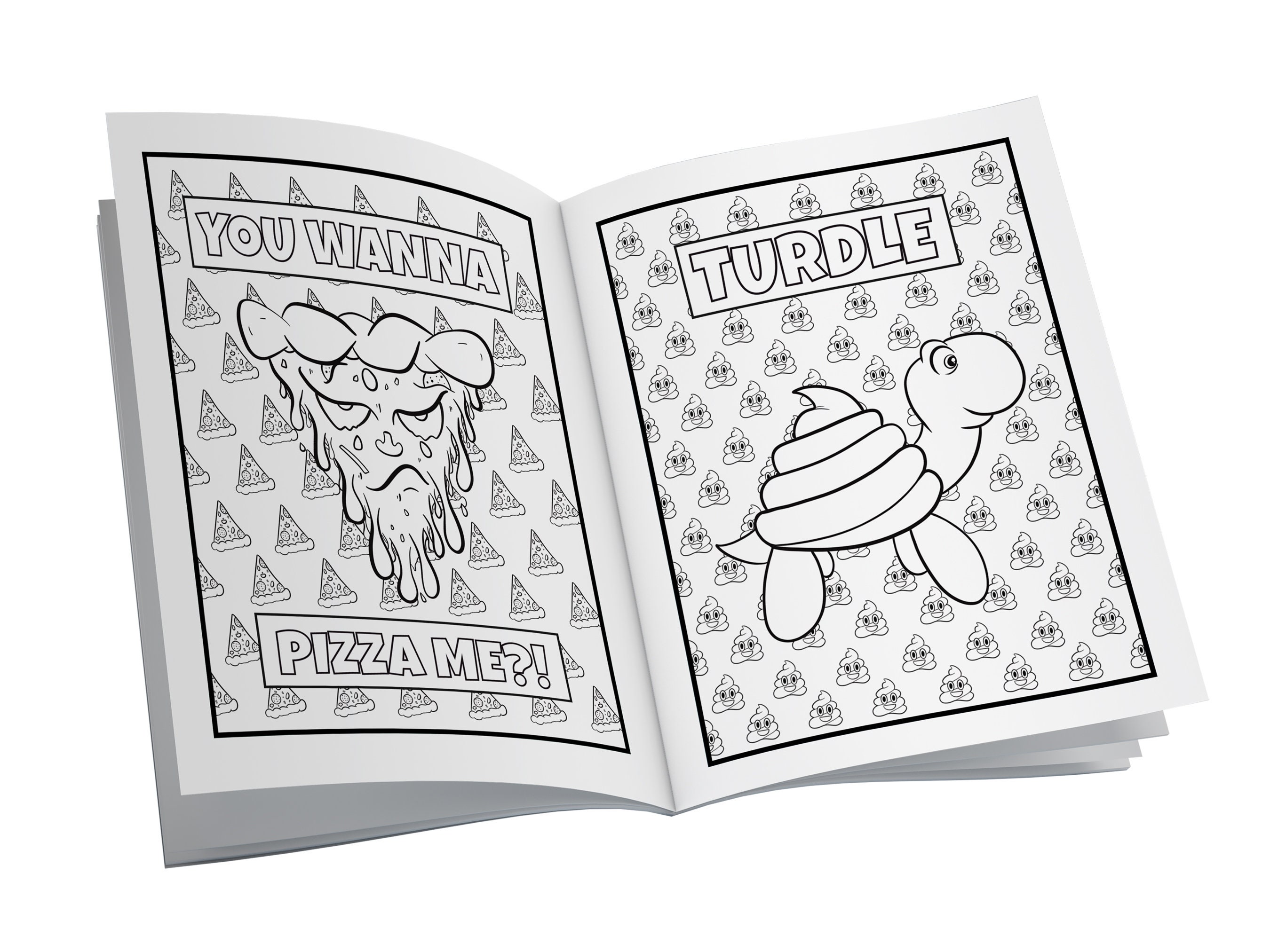 Printable Coloring Book, Smart Ass Puns Coloring Book, Printable ...