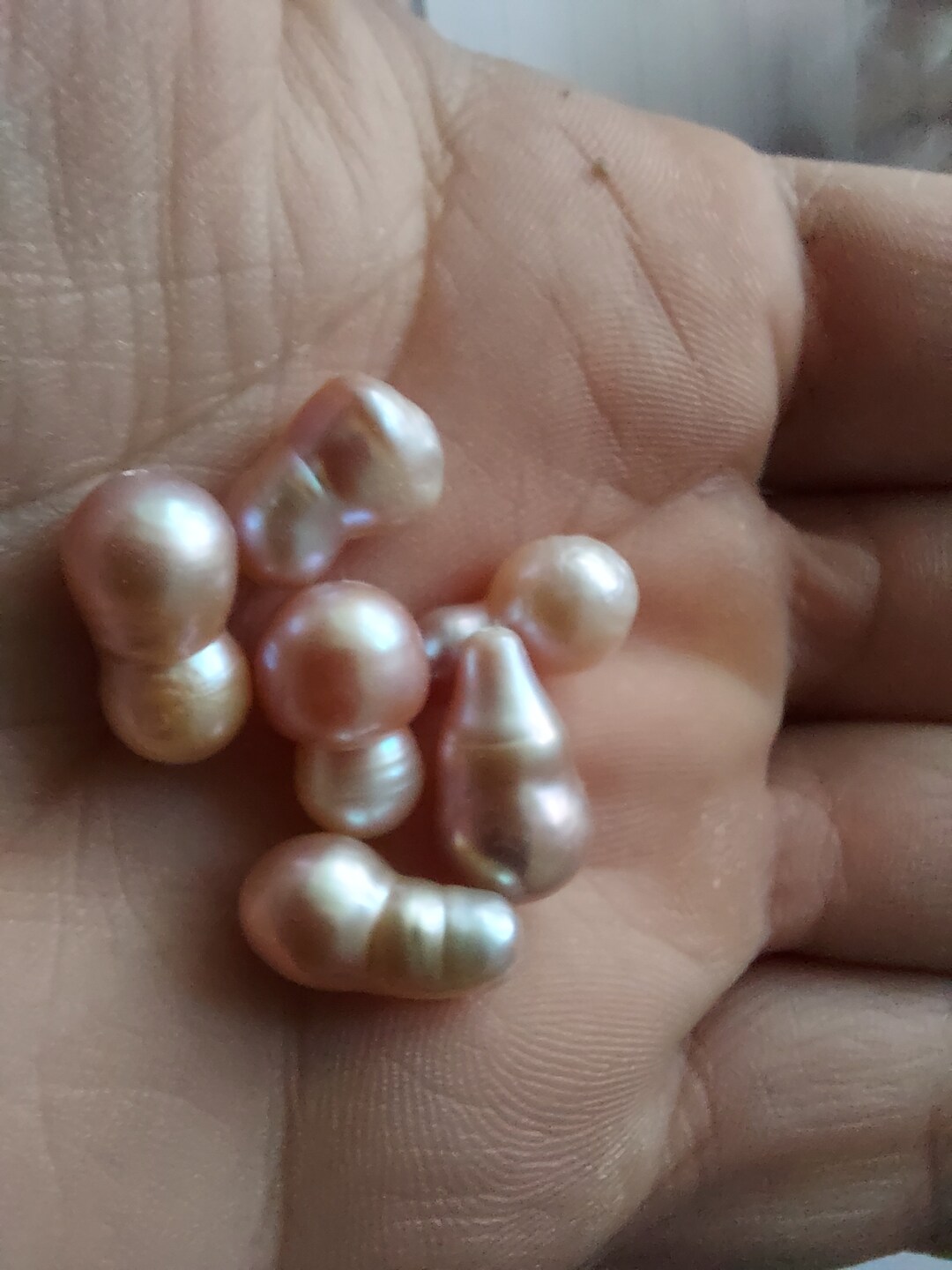 35ct Massive Natural Ocean Scallop Pearls Rare Australian Opalized 6 ...