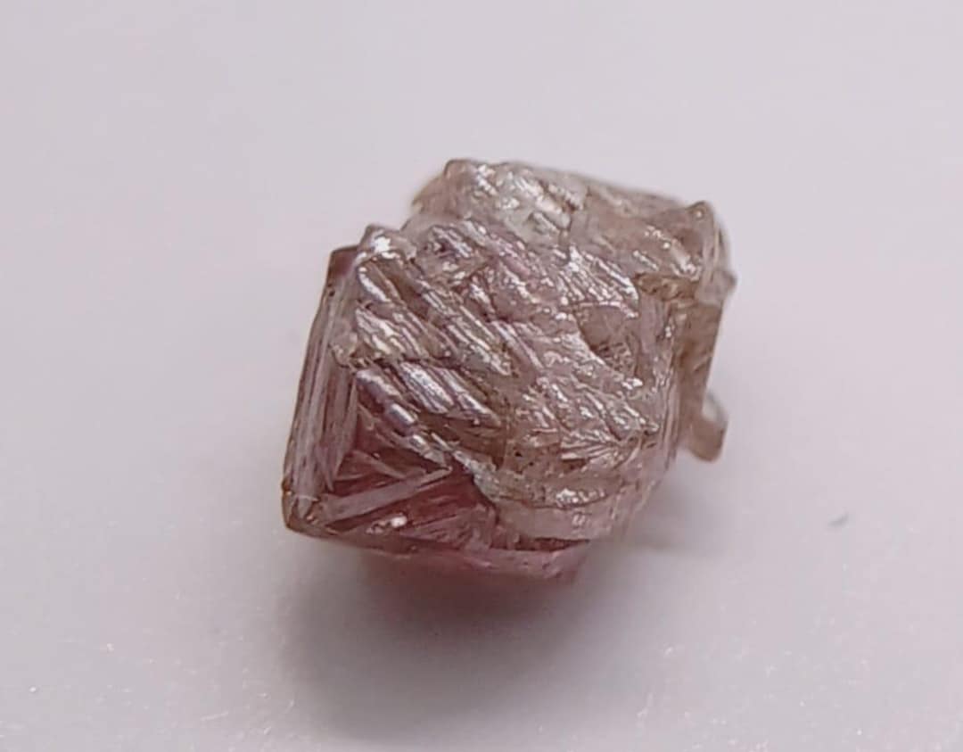 Australian Natural Rough Pink Diamond 0.87ct 5mm Uncut Just as It Was ...