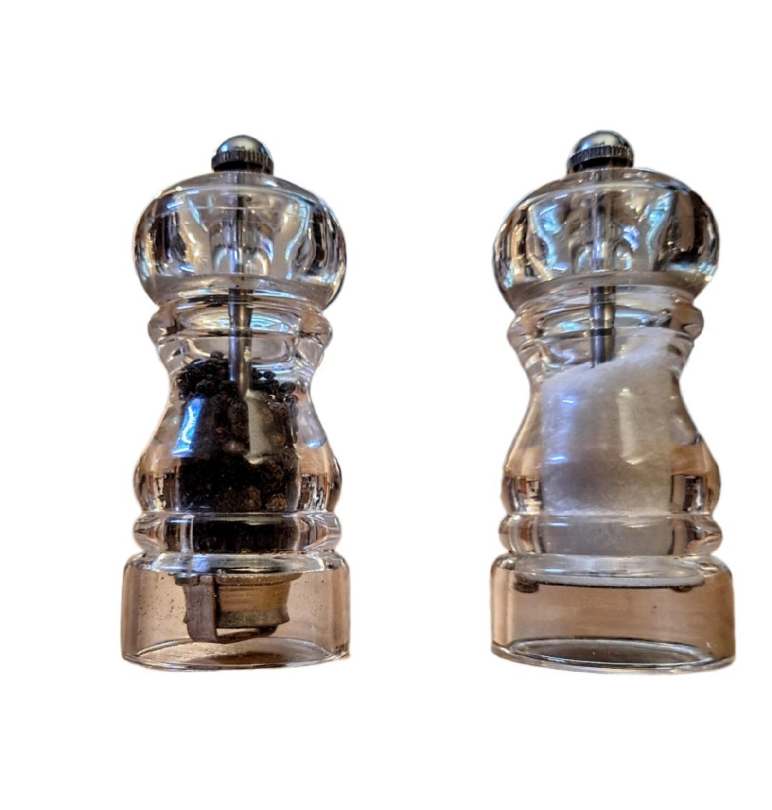 Peugeot Nancy 5 Inch Acrylic Manual Salt & Pepper Mill Grinders France ...