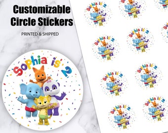 Word Party Stickers Wordparty Birthday Decor Thank You | Etsy