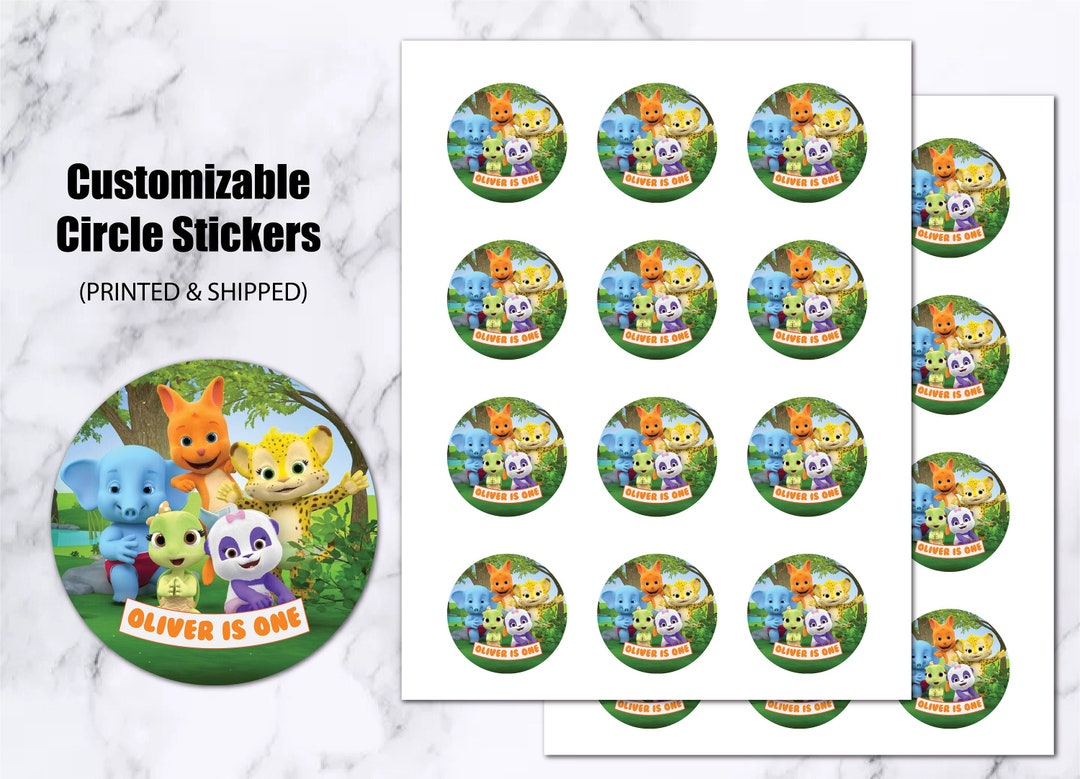 Word Party Stickers, Wordparty Birthday Decor, Thank You Labels, Favour ...