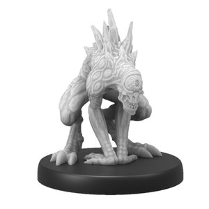 Nothic Miniature| 3D Printed Tabletop Nothic Creature, Nothic Gaze ...