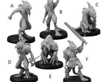 Lizardfolk Miniature - Etsy