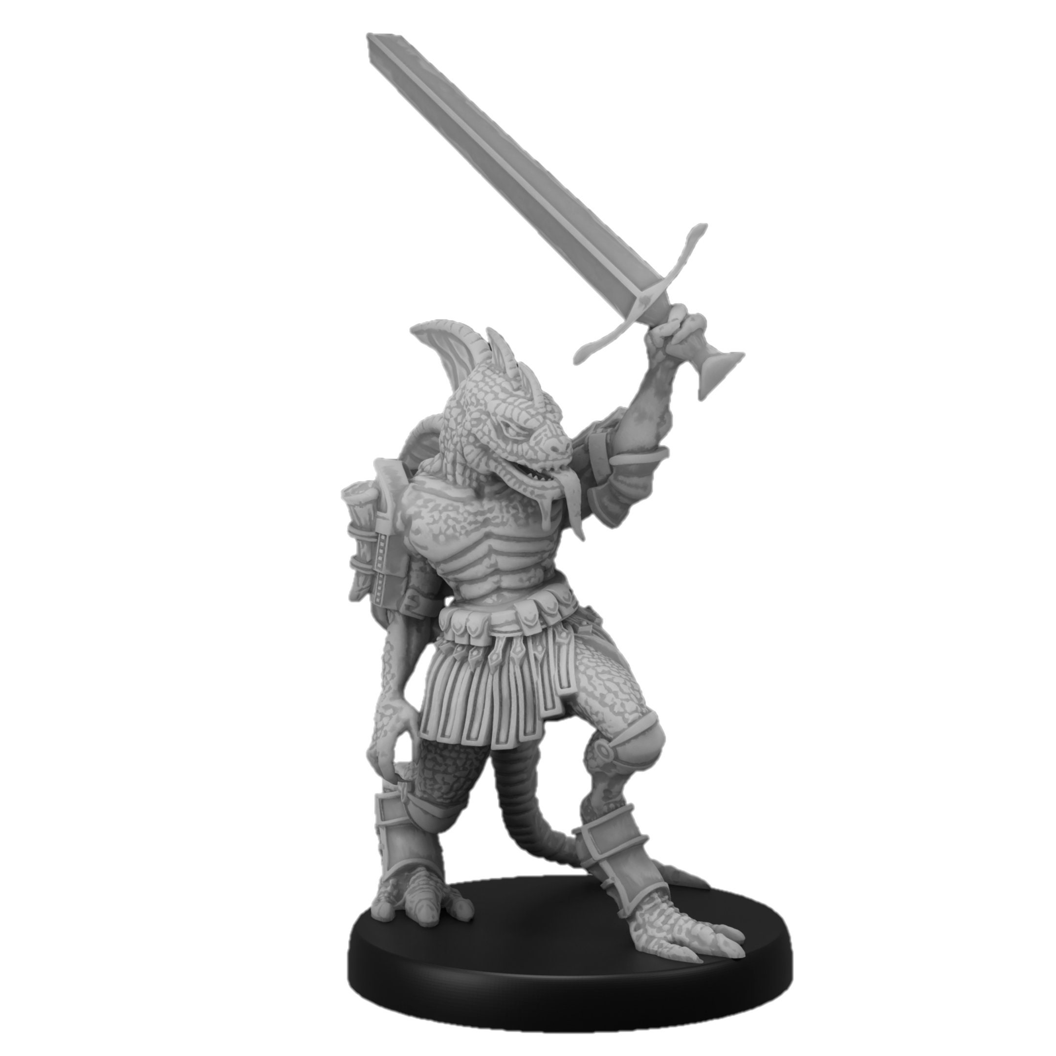 Lizardfolk miniature 3D printed tabletop lizardfolk | Etsy