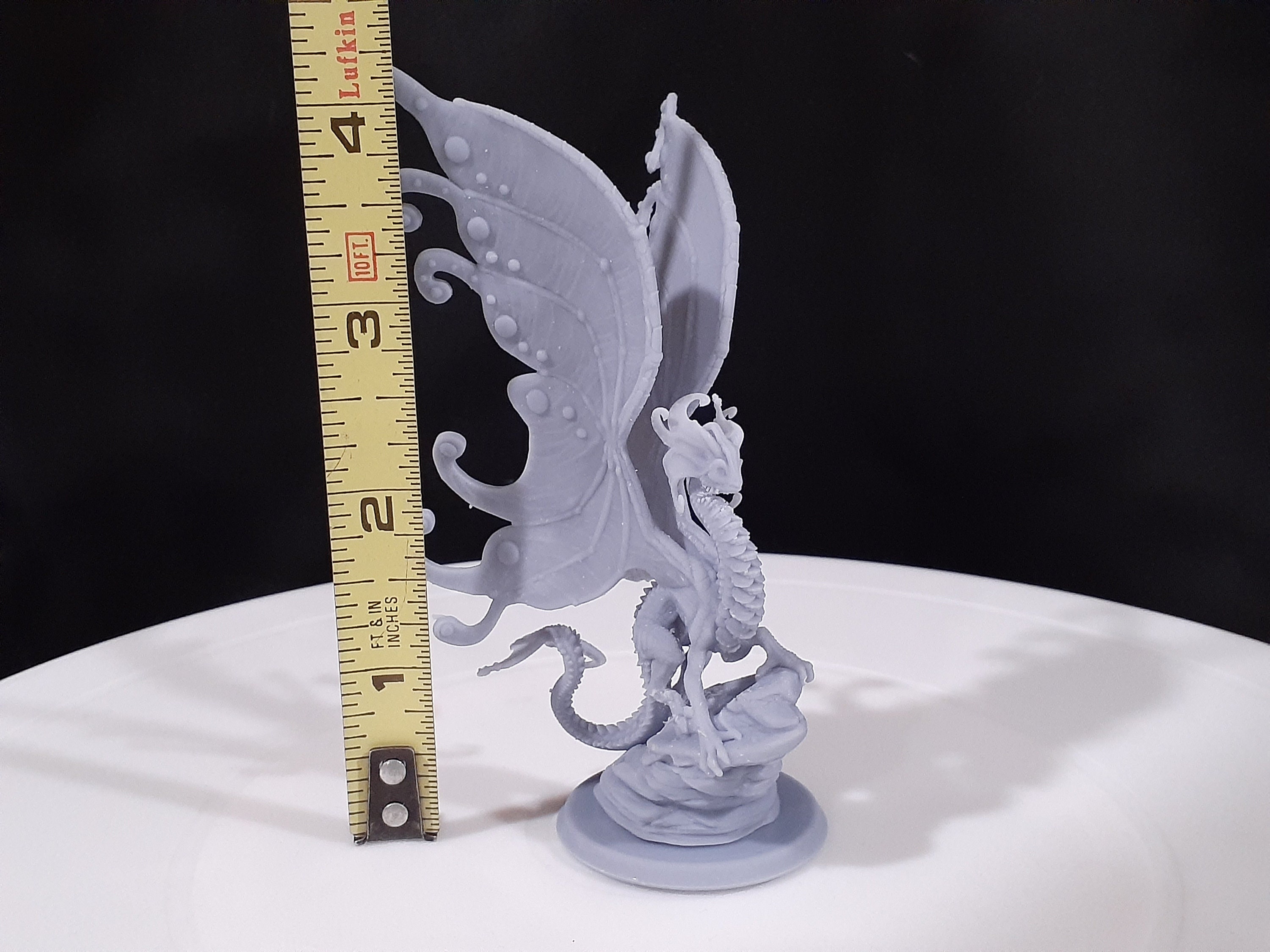Faerie Dragon Queen miniature 3D printed tabletop dragon | Etsy