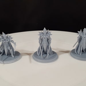 Dark Knight Miniature 3D Printed Tabletop Knight Miniature | Etsy