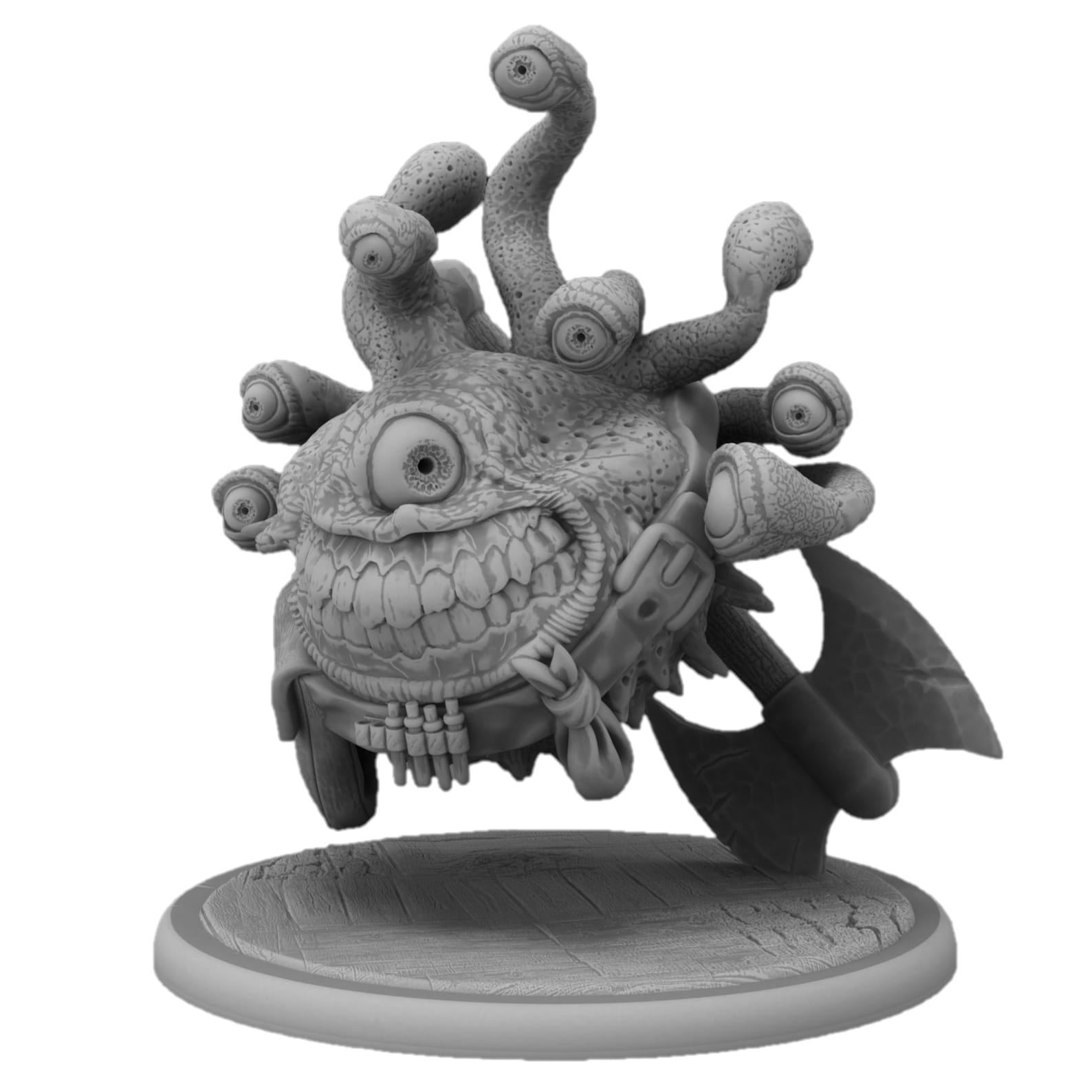 Beholder miniature 3D printed tabletop Beholder Eye Tryant | Etsy