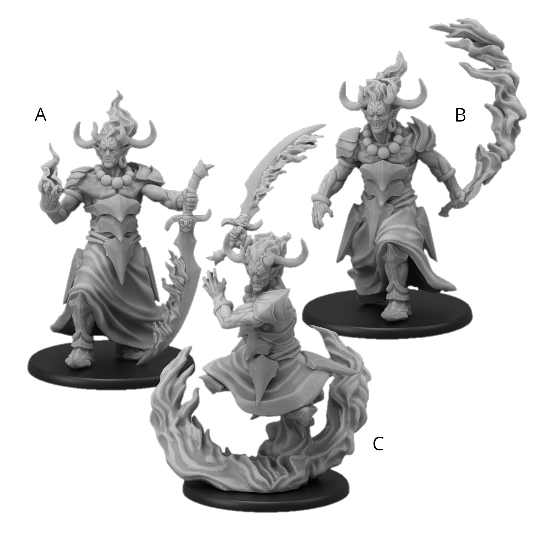 Efreeti miniature 3D printed tabletop Efreeti miniature | Etsy