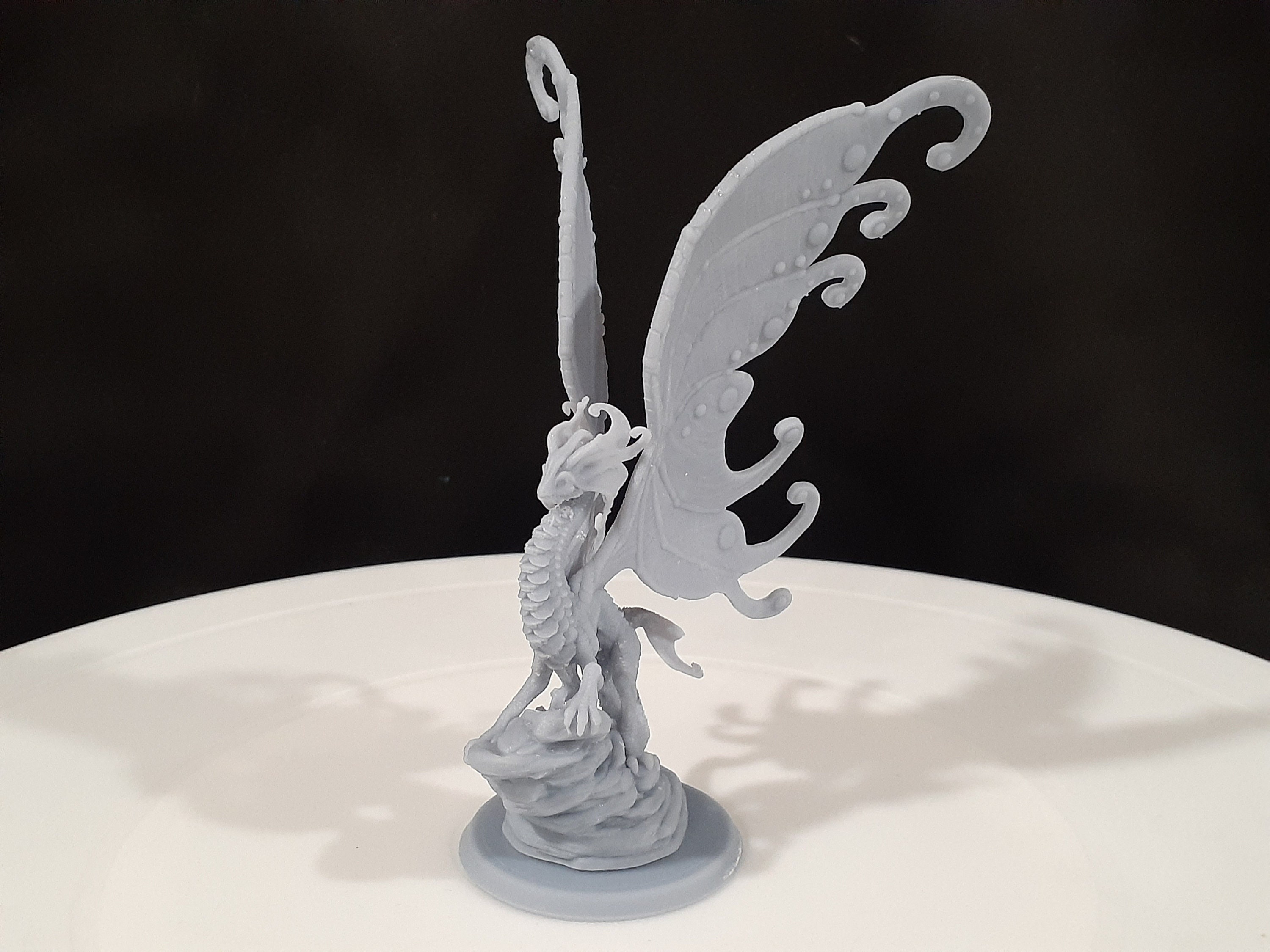 Faerie Dragon Queen miniature 3D printed tabletop dragon | Etsy