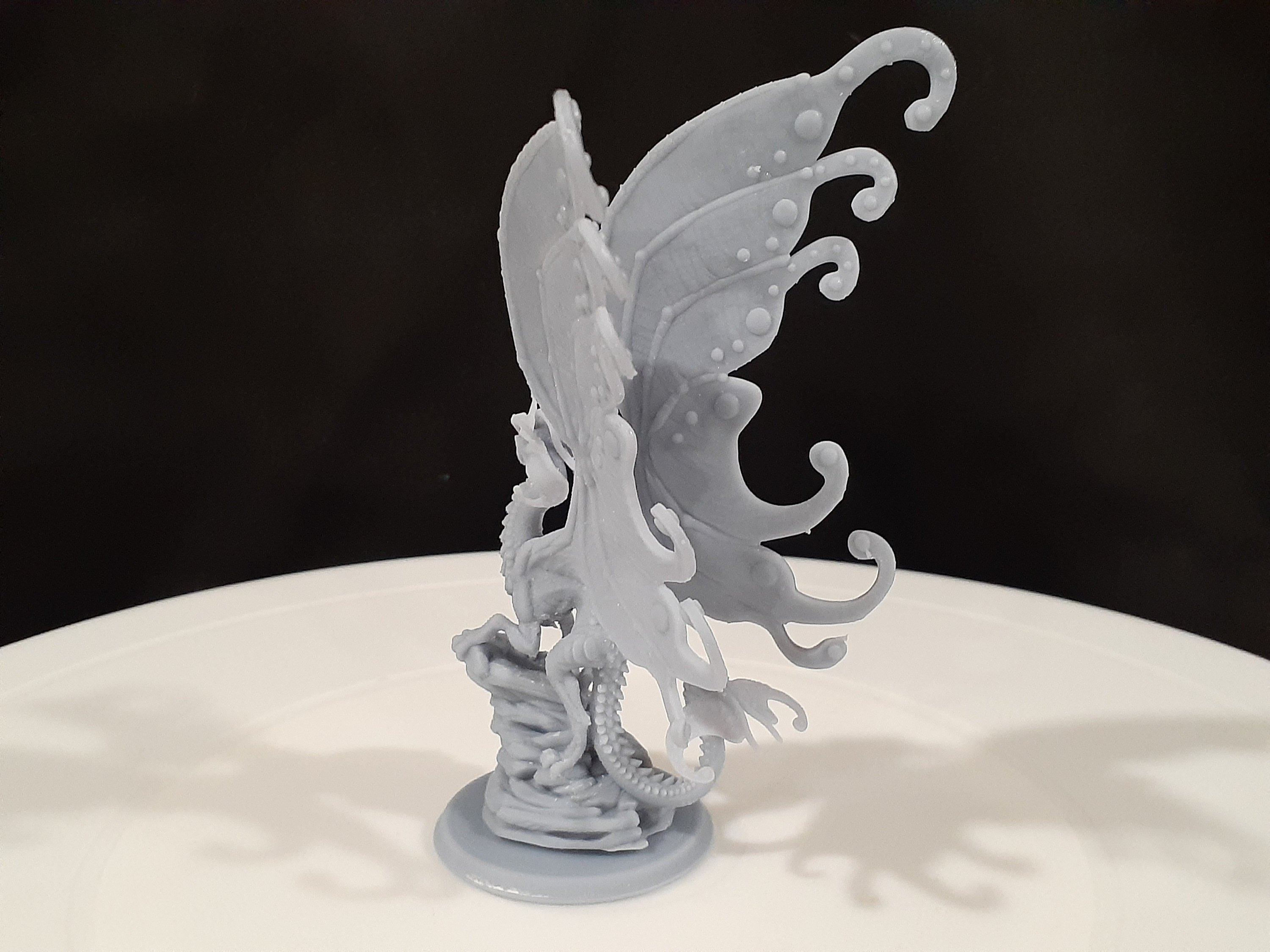 Faerie Dragon Queen miniature 3D printed tabletop dragon | Etsy