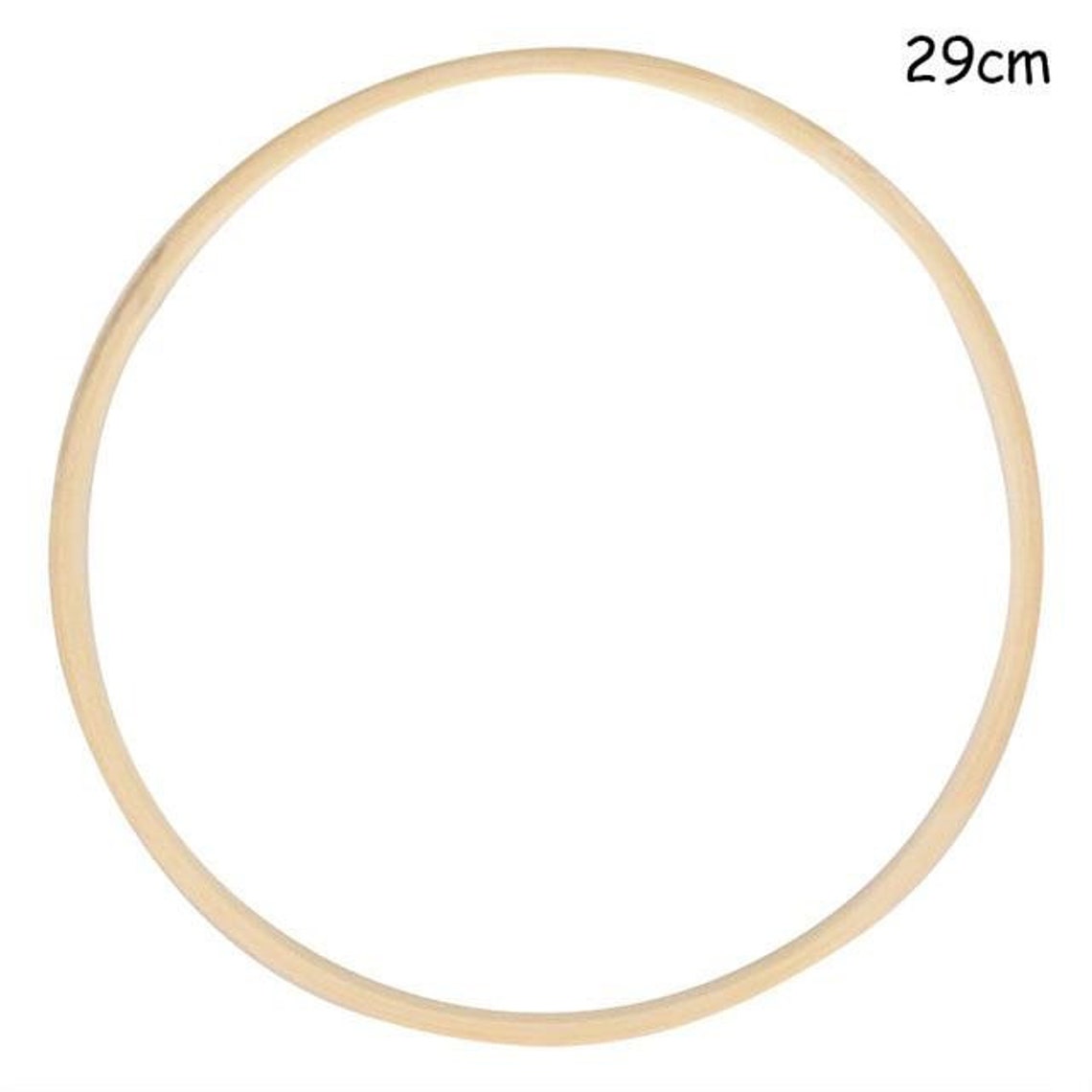 Wooden Bamboo Hoops | 5 Pieces | for Dreamcatchers, Flower Wreaths ...
