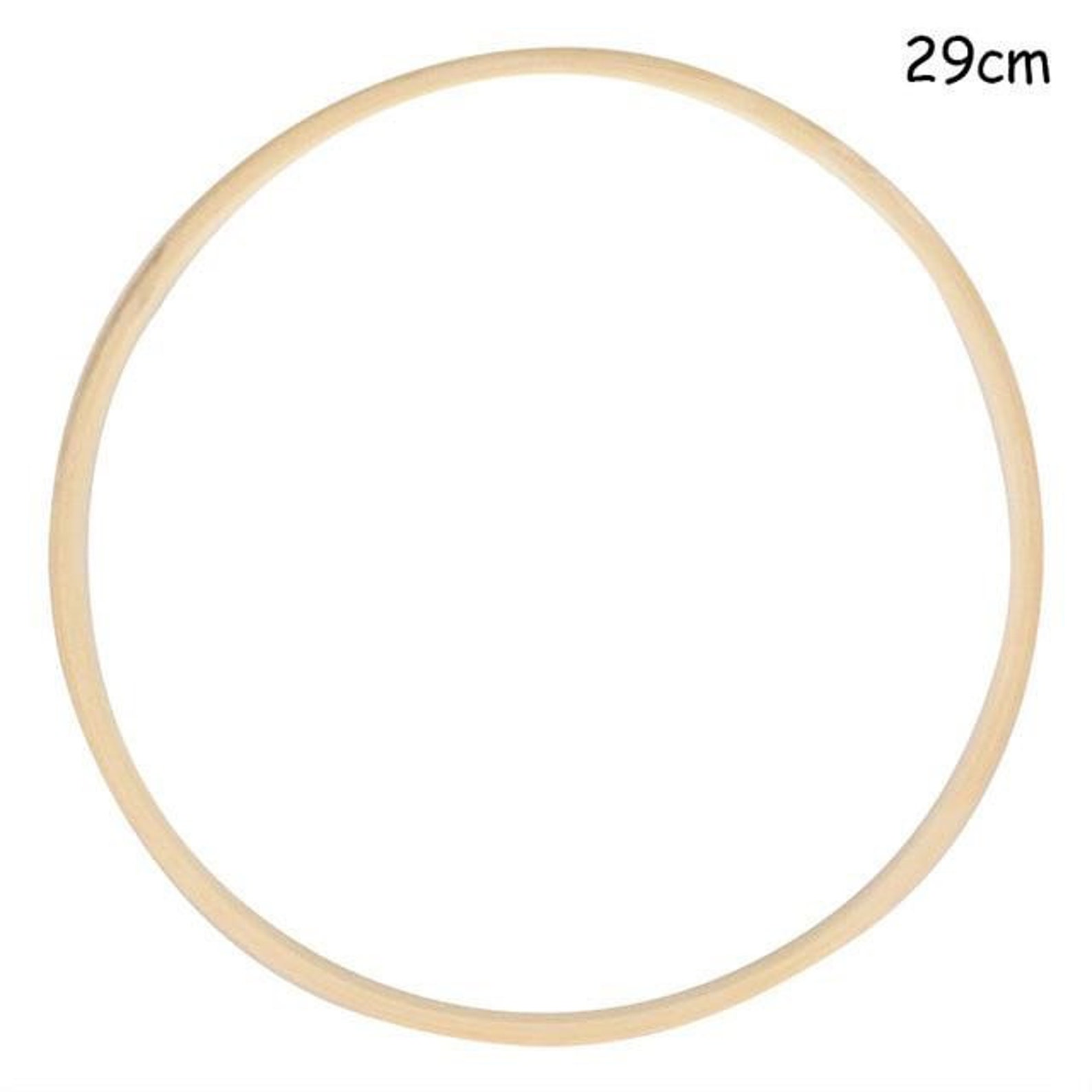 Wooden Bamboo Hoops | 5 Pieces | for Dreamcatchers, Flower Wreaths ...