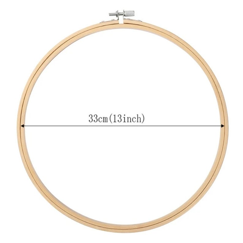 Embroidery Hoops | High Quality Wooden Bamboo | 9 Sizes 8cm to 40cm - Etsy