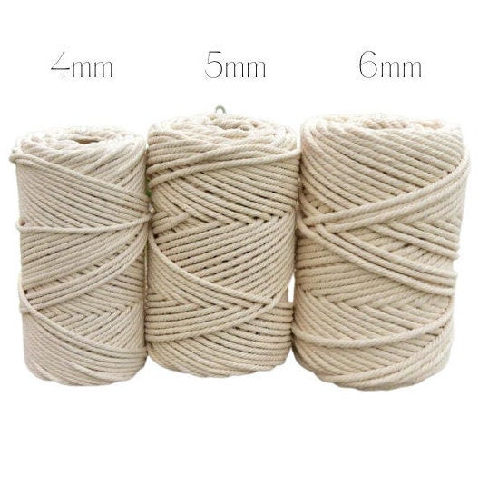 Macrame Cotton Cord 1mm to 10mm Thick Lengths up to 100m Free Shipping ...