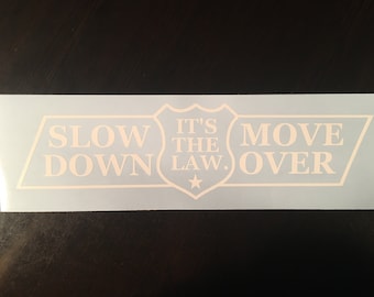 Slow Down Move Over Svg - Etsy