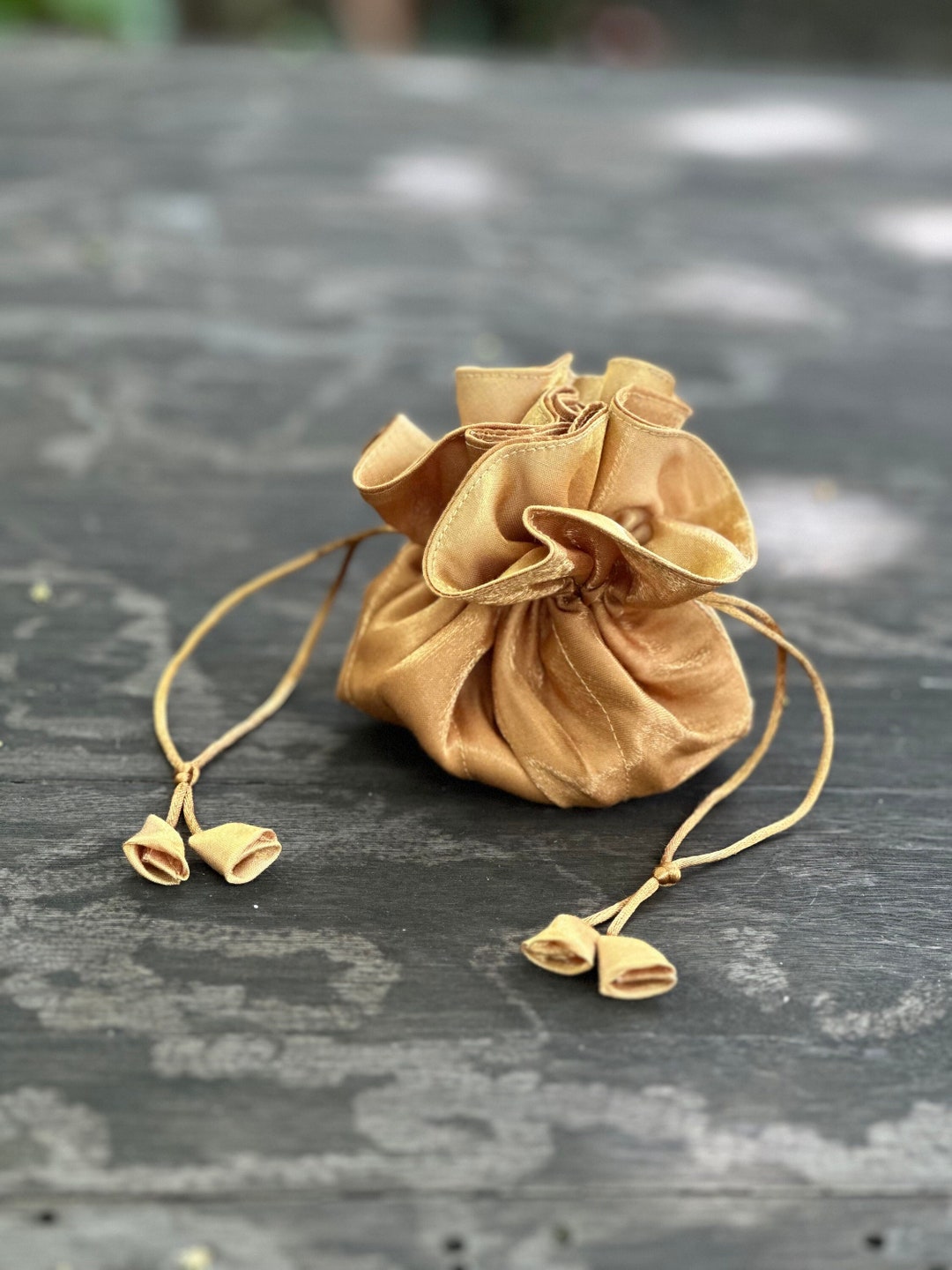 8 Pockets Fabric Pouch Drawstring - Silk Drawstring Bag - Jewelry ...