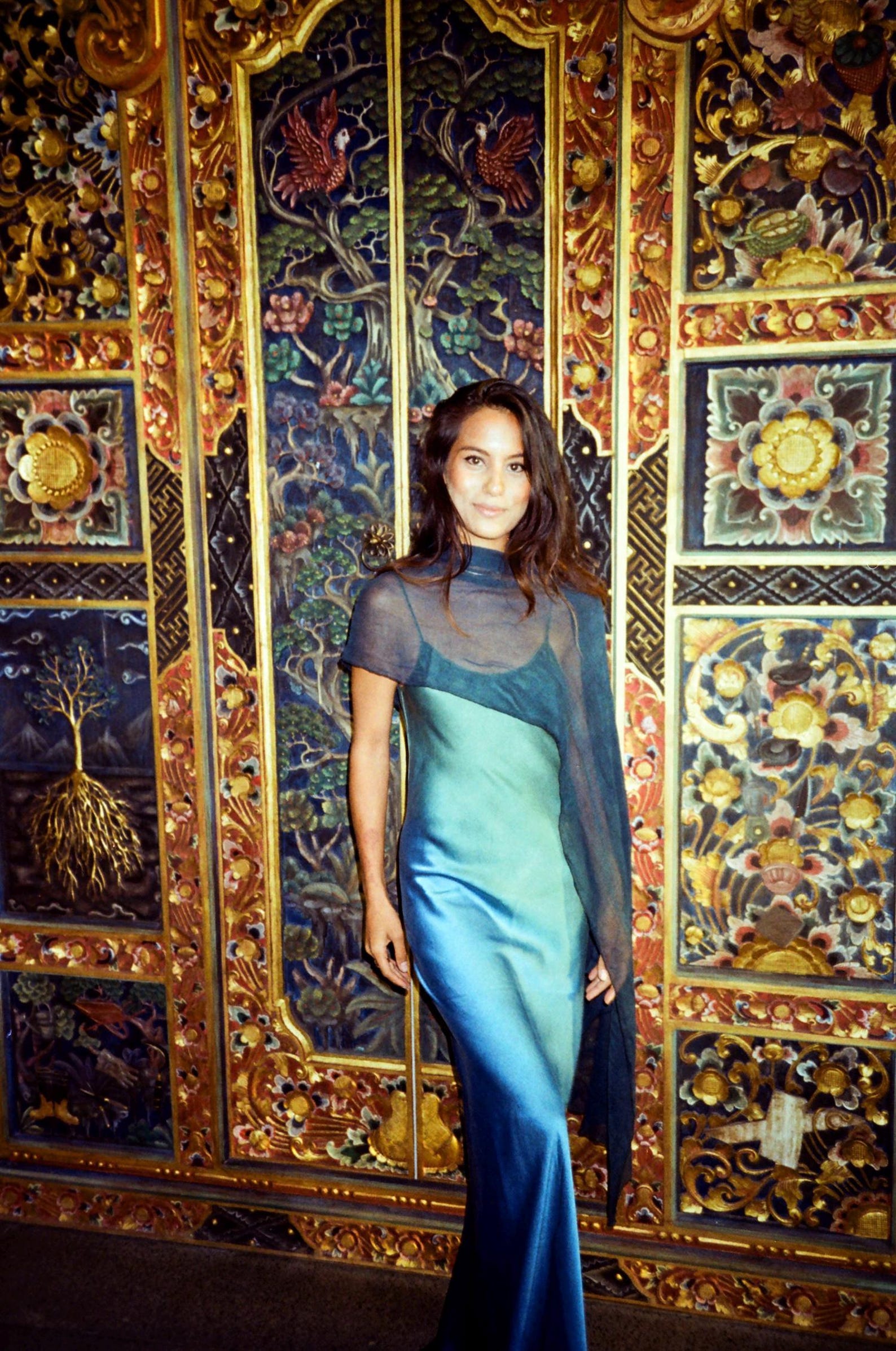 Indigo Luxury Silk Dress, Blue Ombre Dress, Hand-dyed With Plants, Prom ...