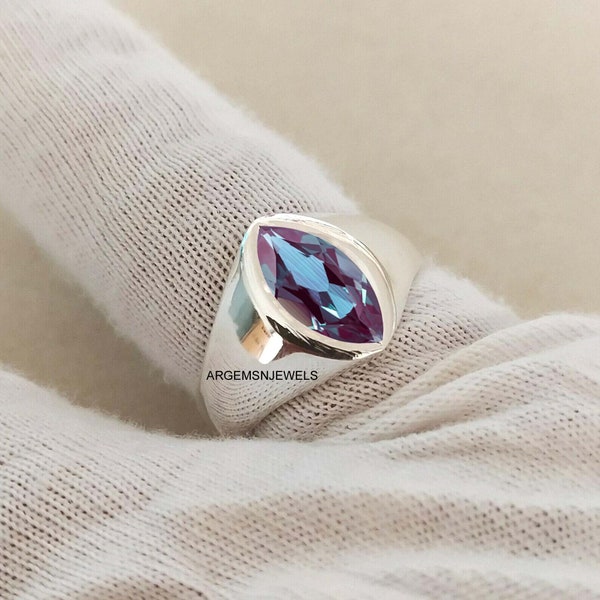 Alexandrite Ring Men - Etsy