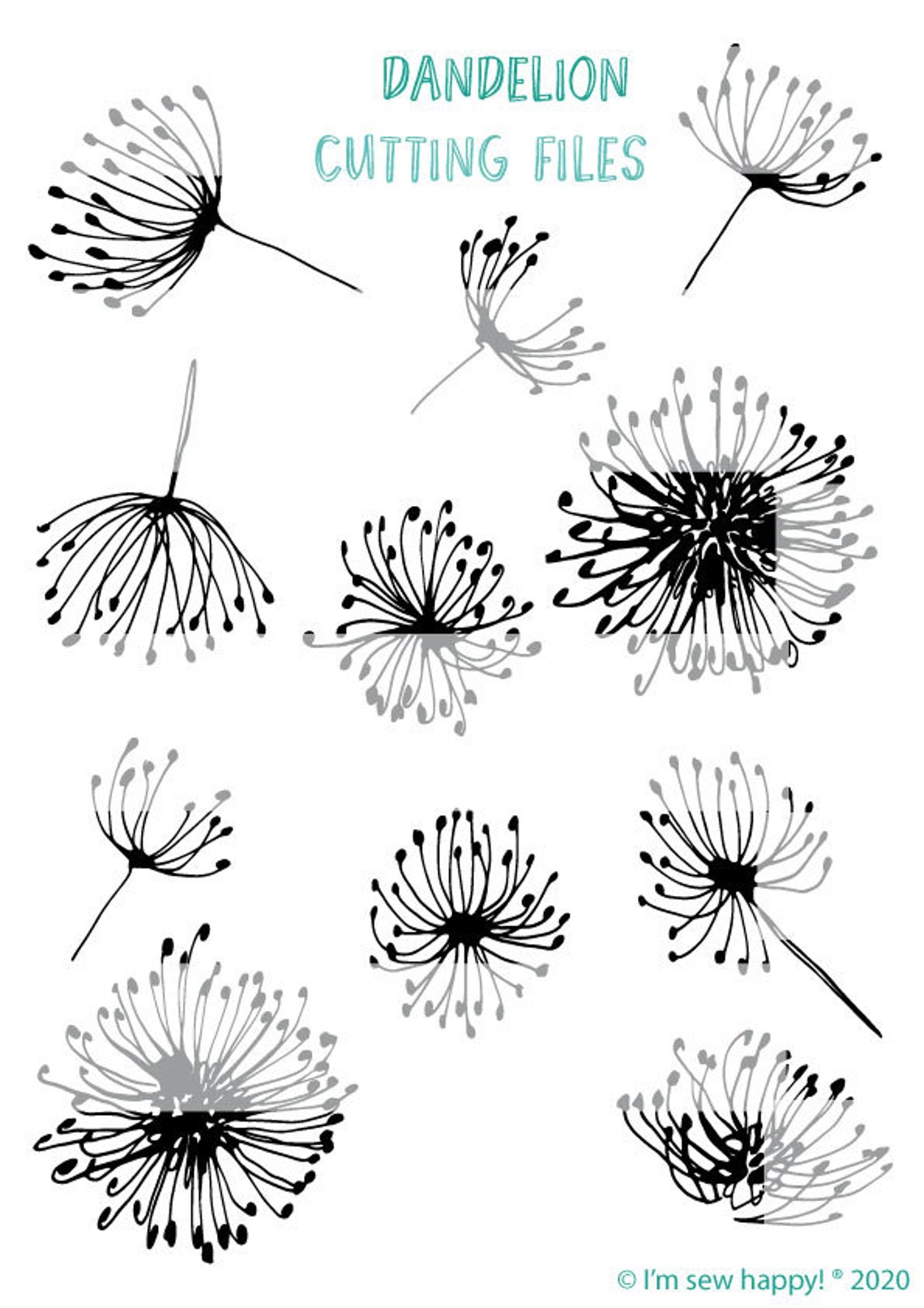 Plotterdatei Pusteblume | Etsy