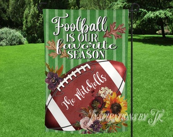 Football Garden Flag - Etsy