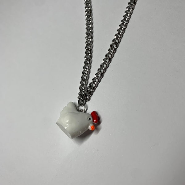 Chicken Necklace - Etsy