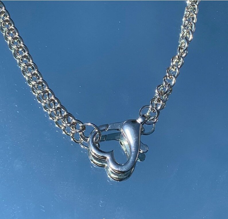 Heart Clasp Chain / Choker / Necklace: 14 - Etsy