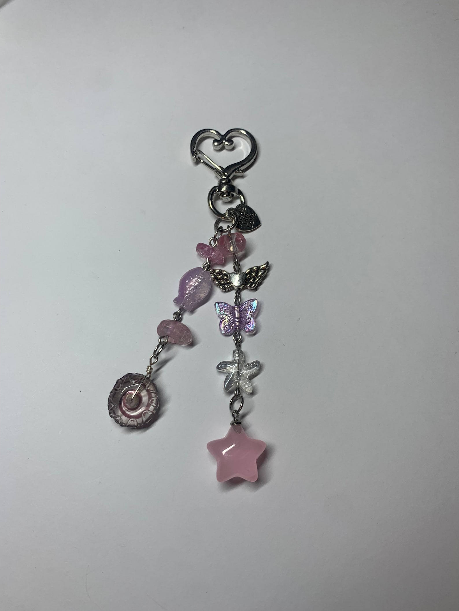 Pink Jelly Star Keychain / Purse Charm - Etsy