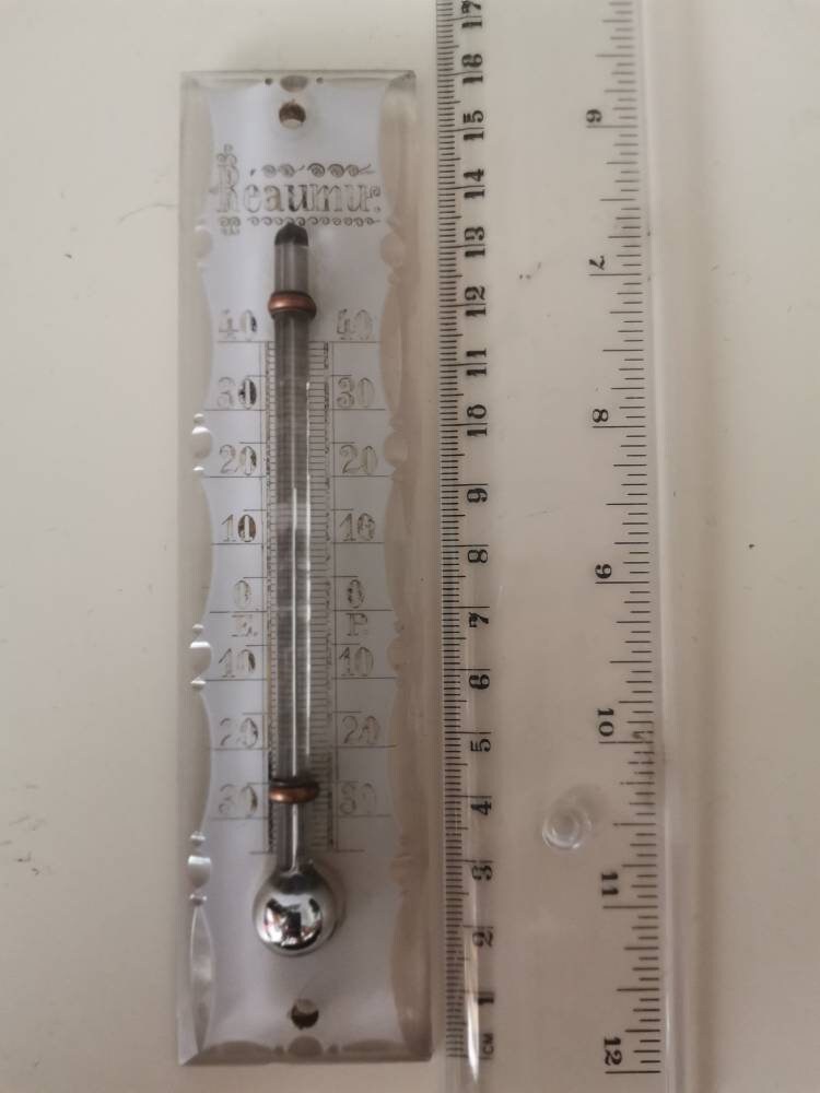 19th Century Réaumur Scale Thermometer Crystal Glass - Etsy