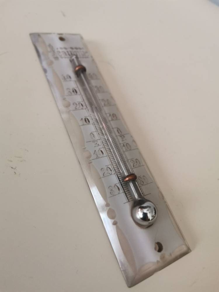 19th Century Réaumur Scale Thermometer Crystal Glass - Etsy